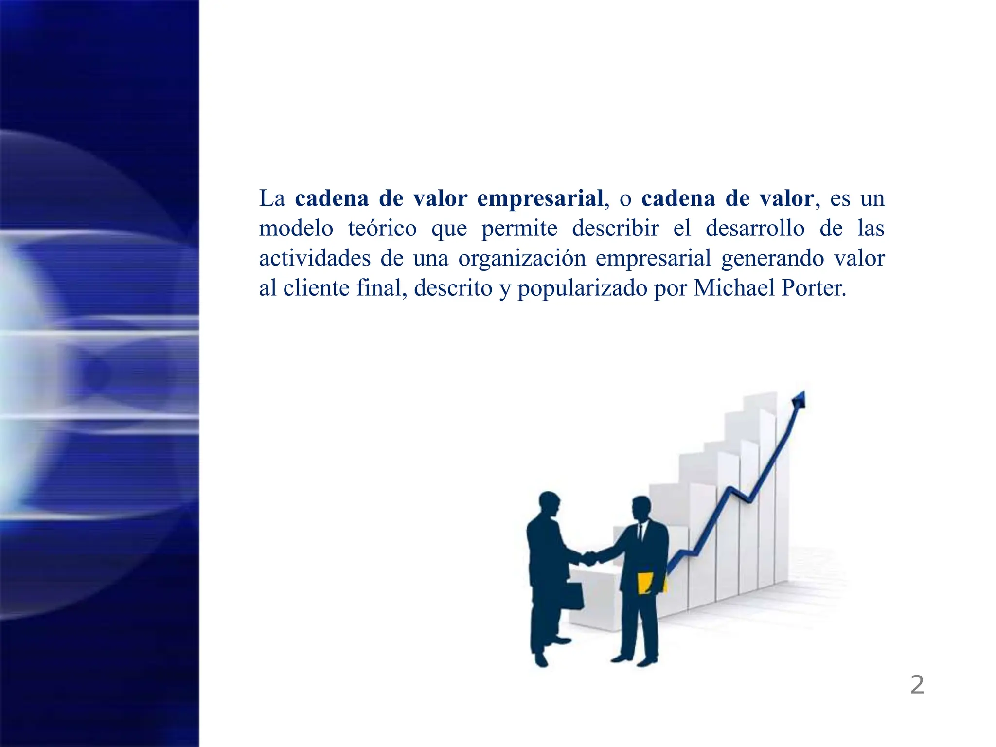 La cadena de valor empresarial, o cadena de valor | PPT
