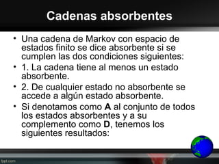 Cadenas de markov | PPT