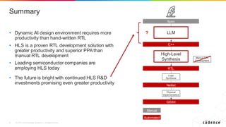 High-Level Synthesis for the Design of AI Chips | PDF