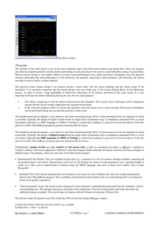 Cadence design environment | PDF