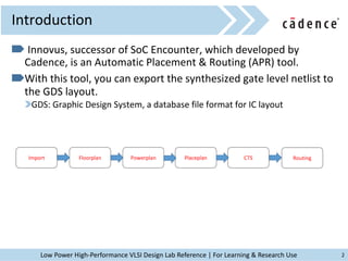 Cadence Innovus Physical Design Flow Guide.pdf