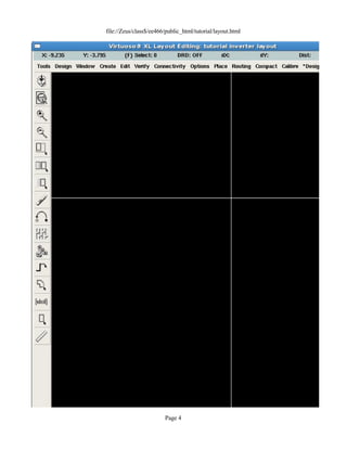 Cadence layout Tutorial | PDF