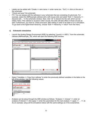 Cadence manual | PDF