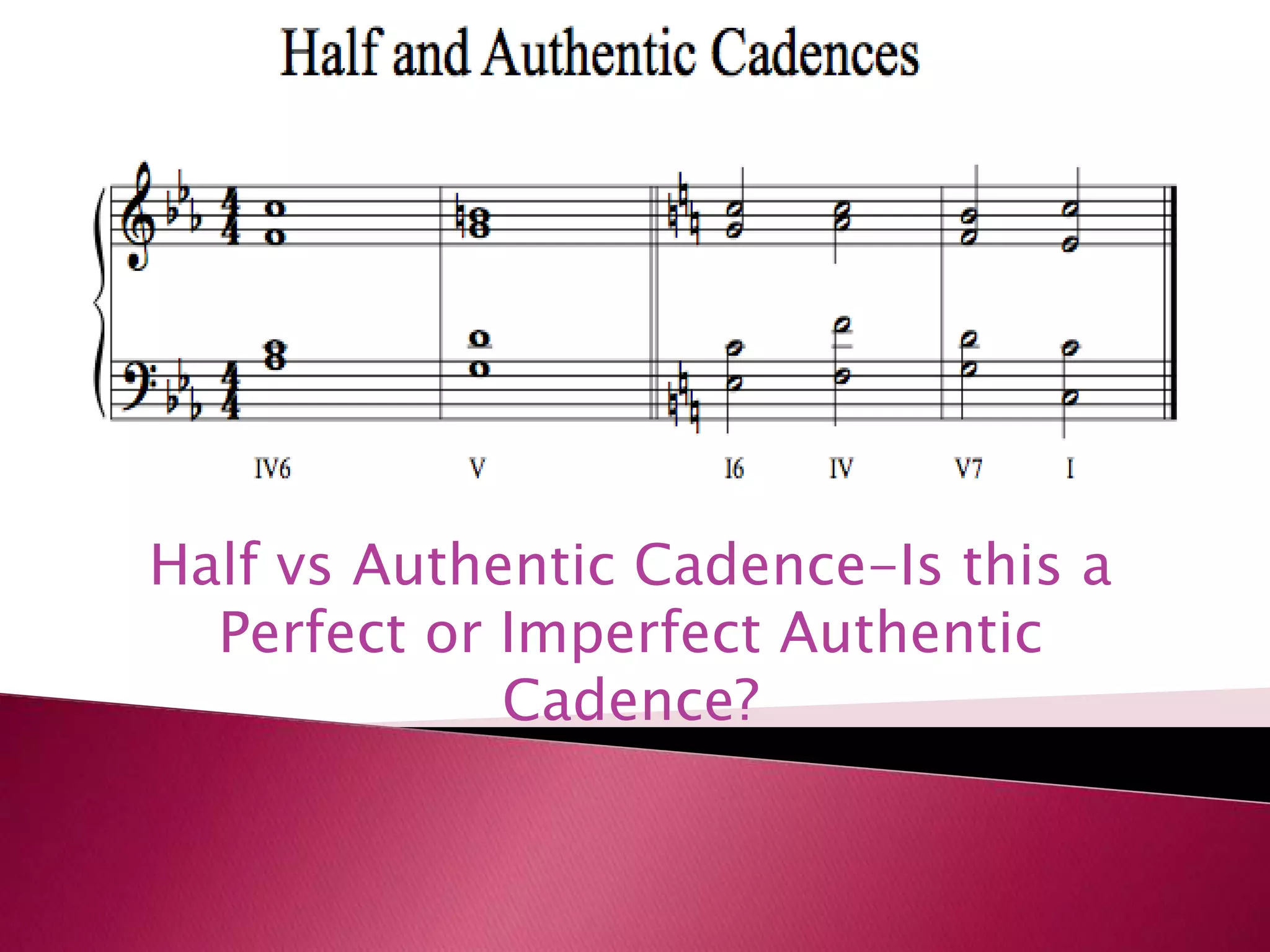 Cadences | PPTX