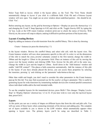 Cadence tutorial lab_2_f16 | PDF