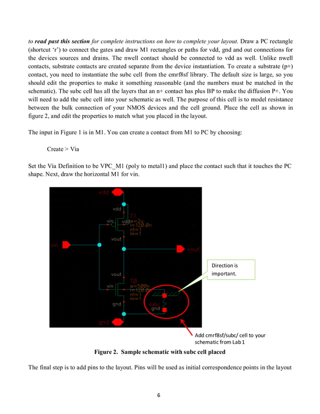 Cadence tutorial lab_2_f16 | PDF