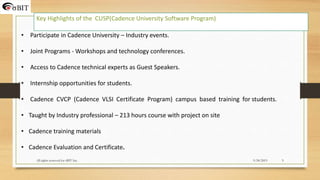 Cadence university software program proposal | PPT
