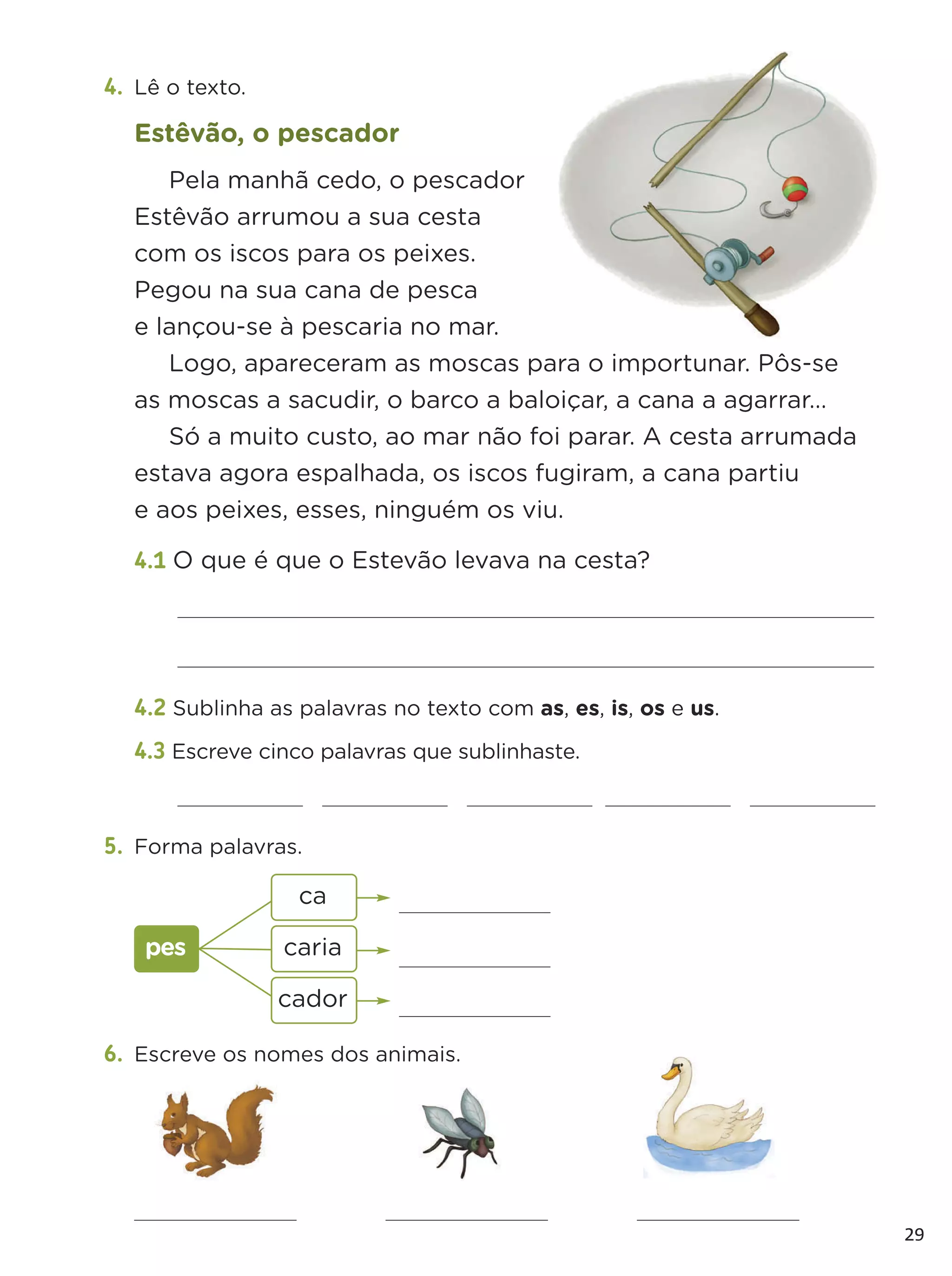 Caderno de consolidação de leitura e escrita 1º ano casos de leitura ...