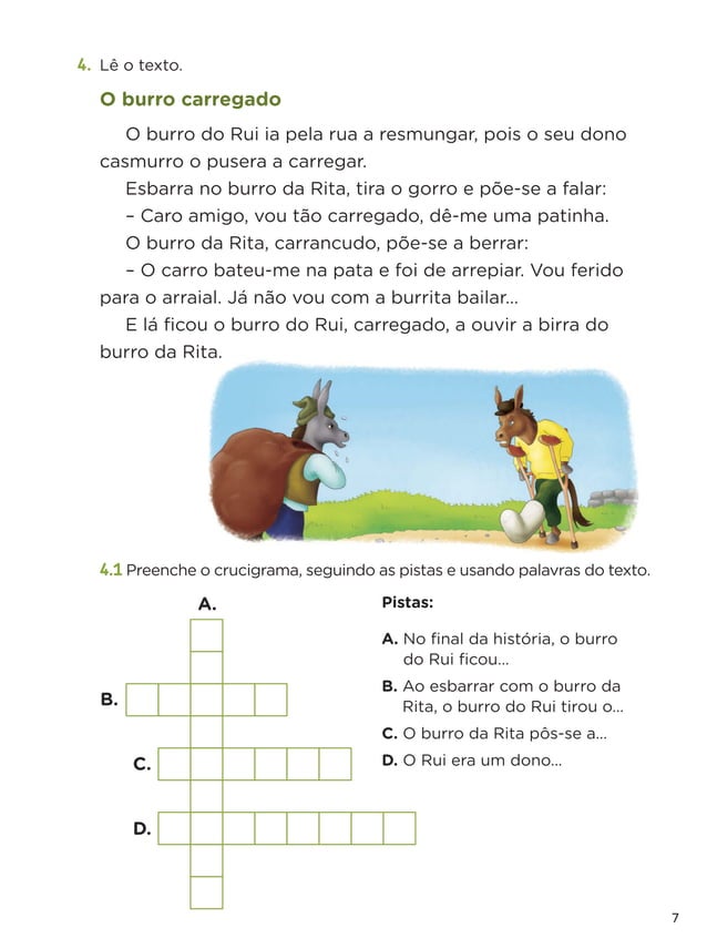 Caderno de consolidação de leitura e escrita 1º ano casos de leitura ...