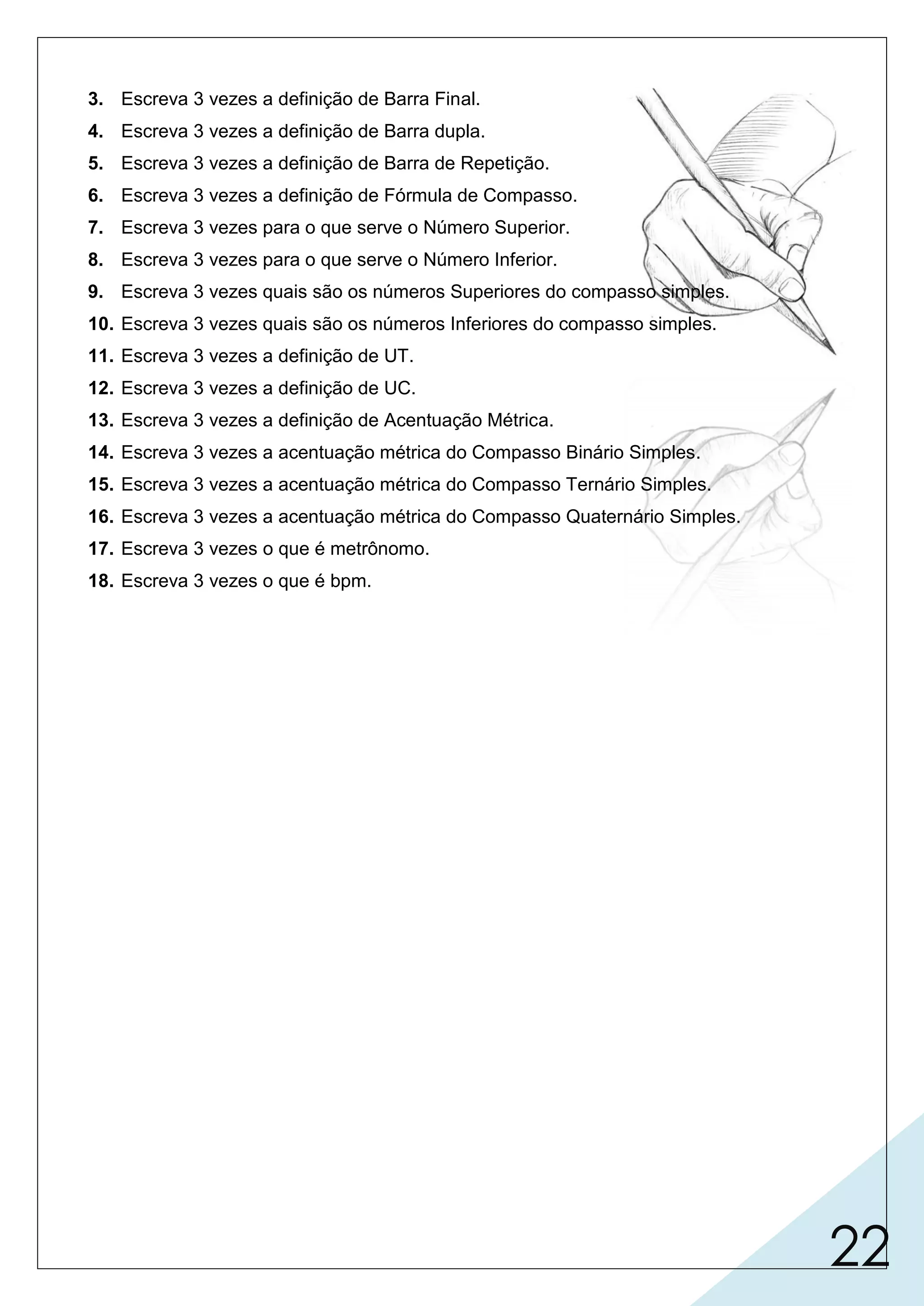 Caderno de exercicios mts adulto (1) | PDF | Music | Entertainment