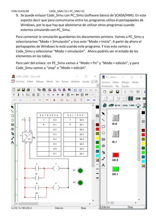 Cade_simu Manual de funcionamiento2 | PDF