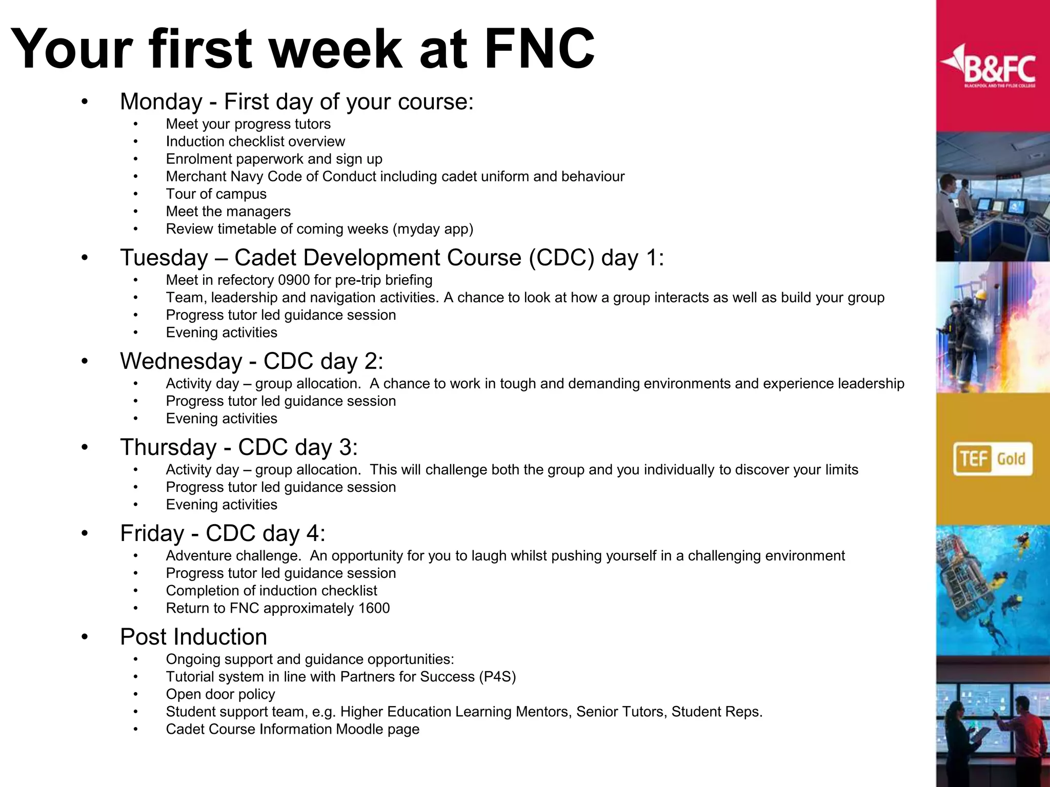 Cadet induction presentation | PPTX