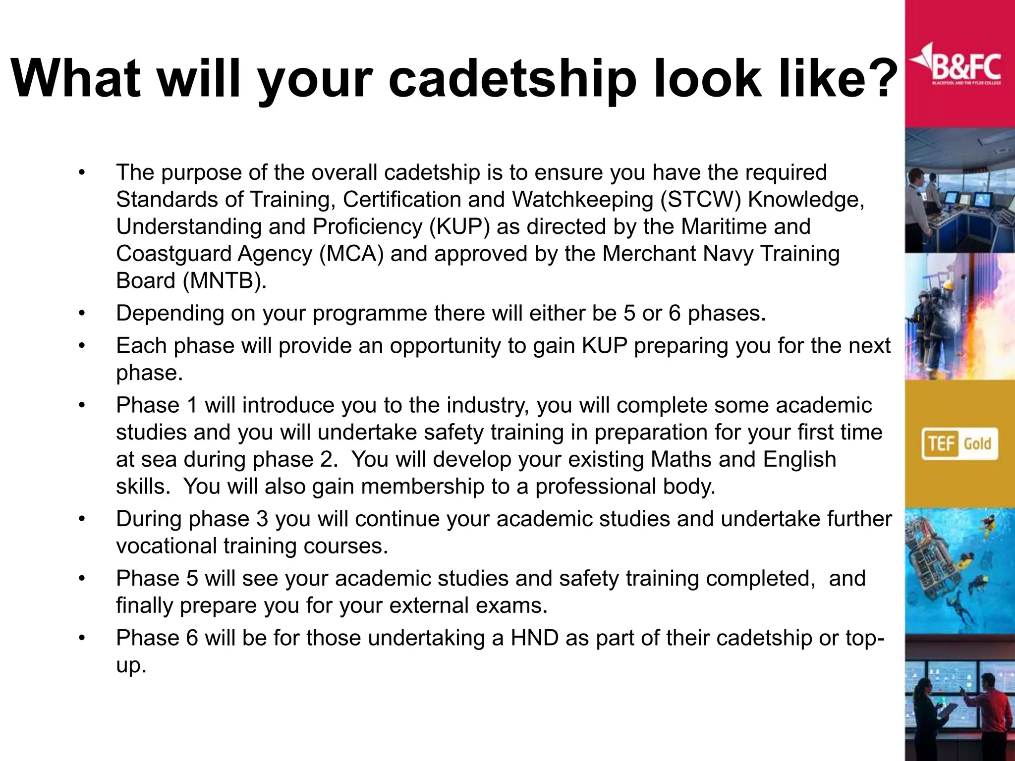 Cadet induction presentation | PPTX