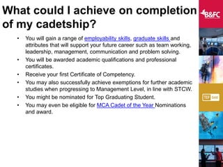 Cadet induction presentation | PPTX