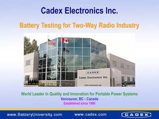 Cadex Battery Analyzer Global 2020_R1 (1).pptx