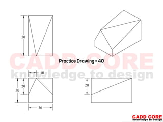 CAD Exercise Drawing | PDF