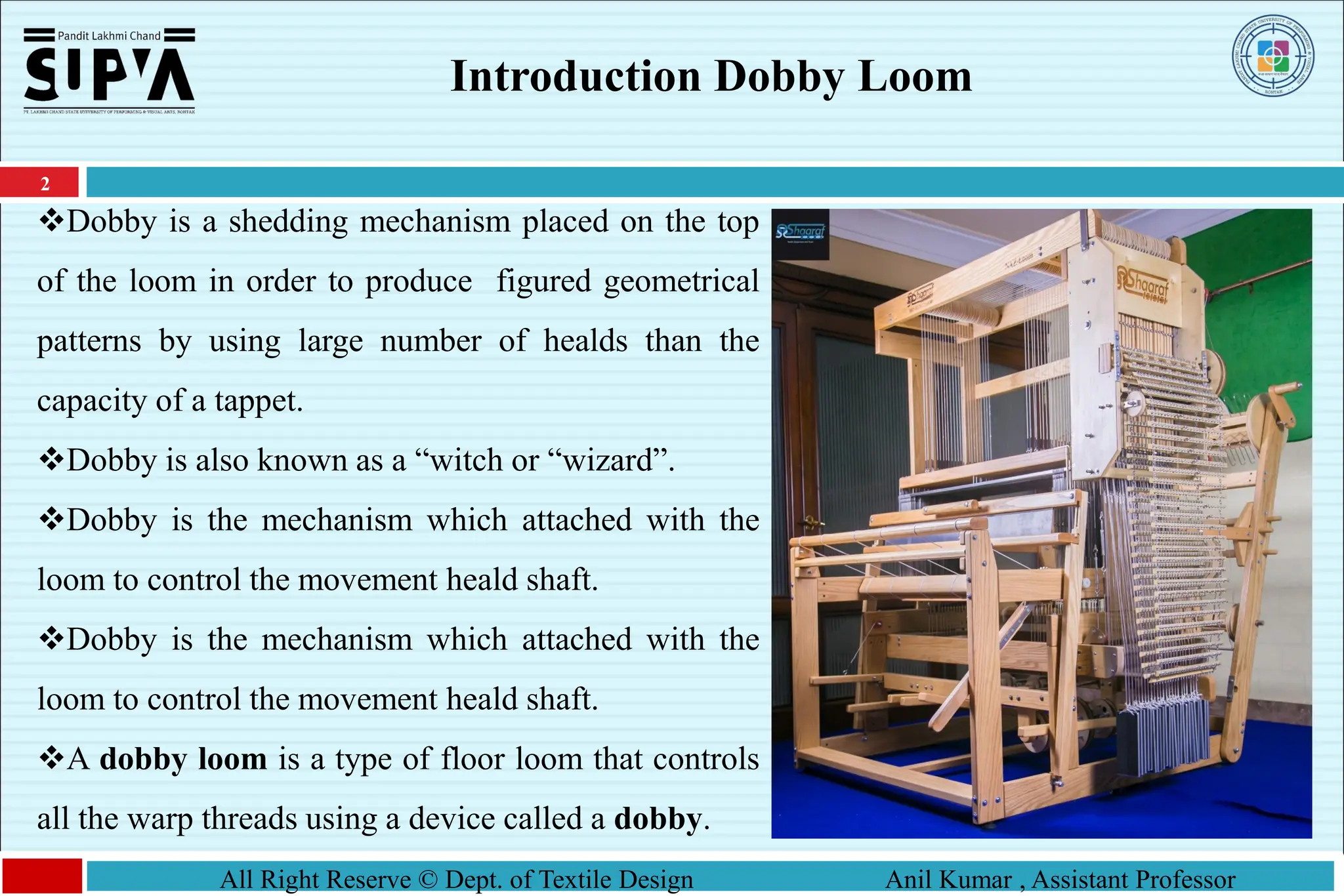 Cad for dobby & Jacquard & Its Classifications | PDF