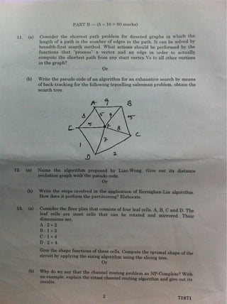 Cad for vlsi design june2013 (2) | PDF