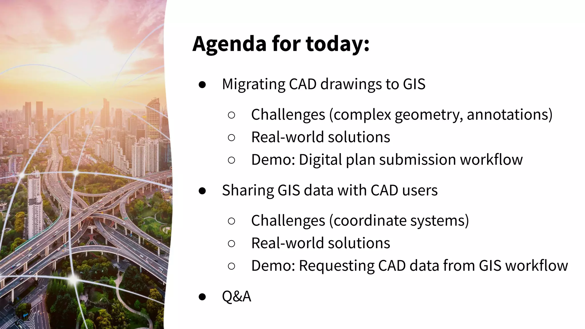 Bridging Between CAD & GIS: 8 Ways to Automate Data Integration | PPT