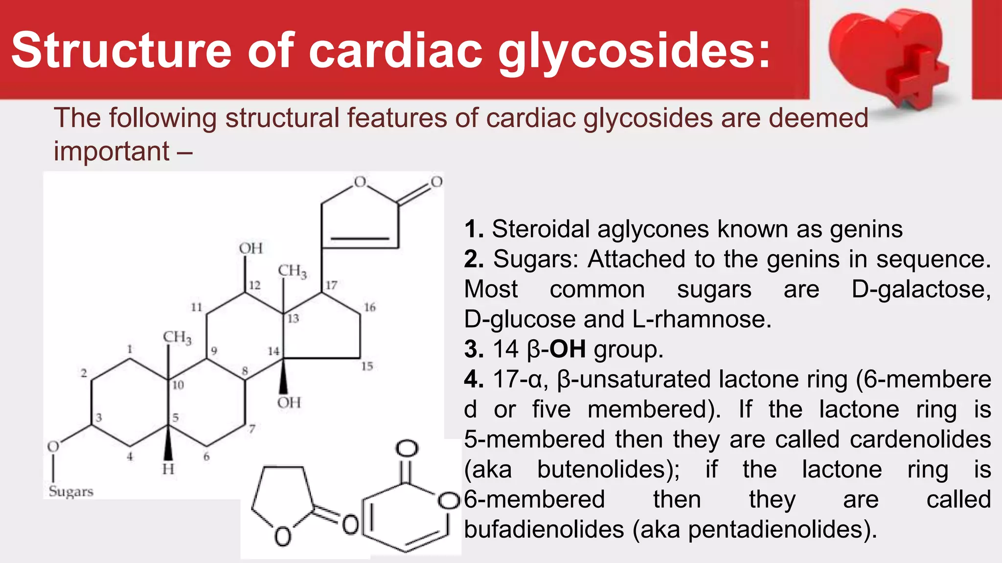 Cardiac Glycosides (Medicinal Chemistry) MANIK | PPSX