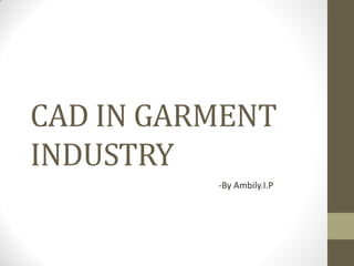 Cad in garment industry | PDF