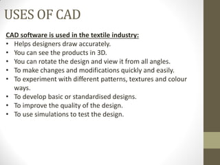 Cad in garment industry | PDF