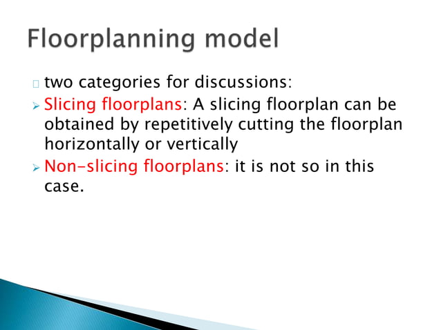 CAD: introduction to floorplanning | PPT