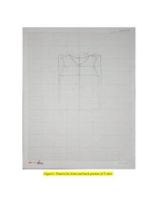 Study on manual pattern making of a given T-shirt. | PDF