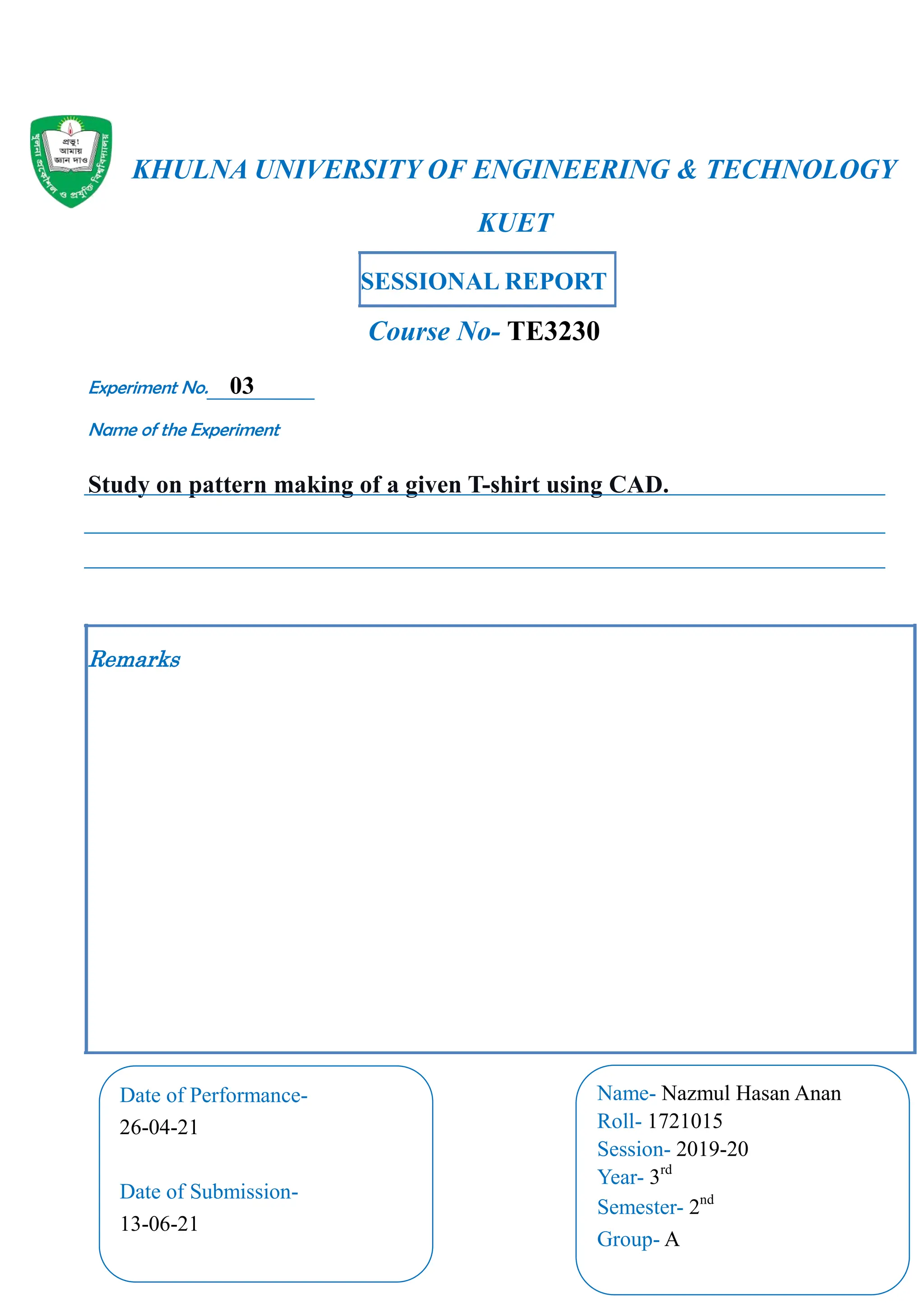 Study on pattern making of a given T-shirt using CAD. | PDF