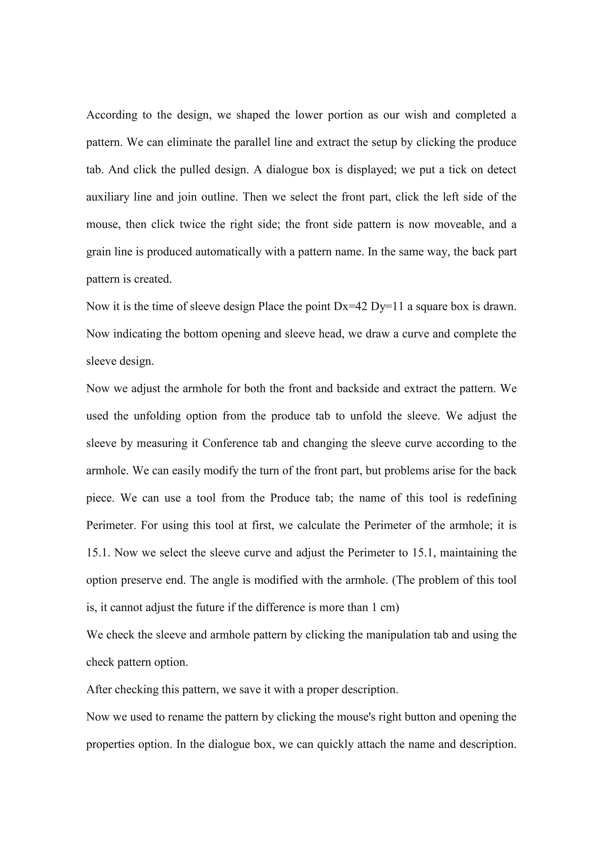 Study on pattern making of a given T-shirt using CAD. | PDF