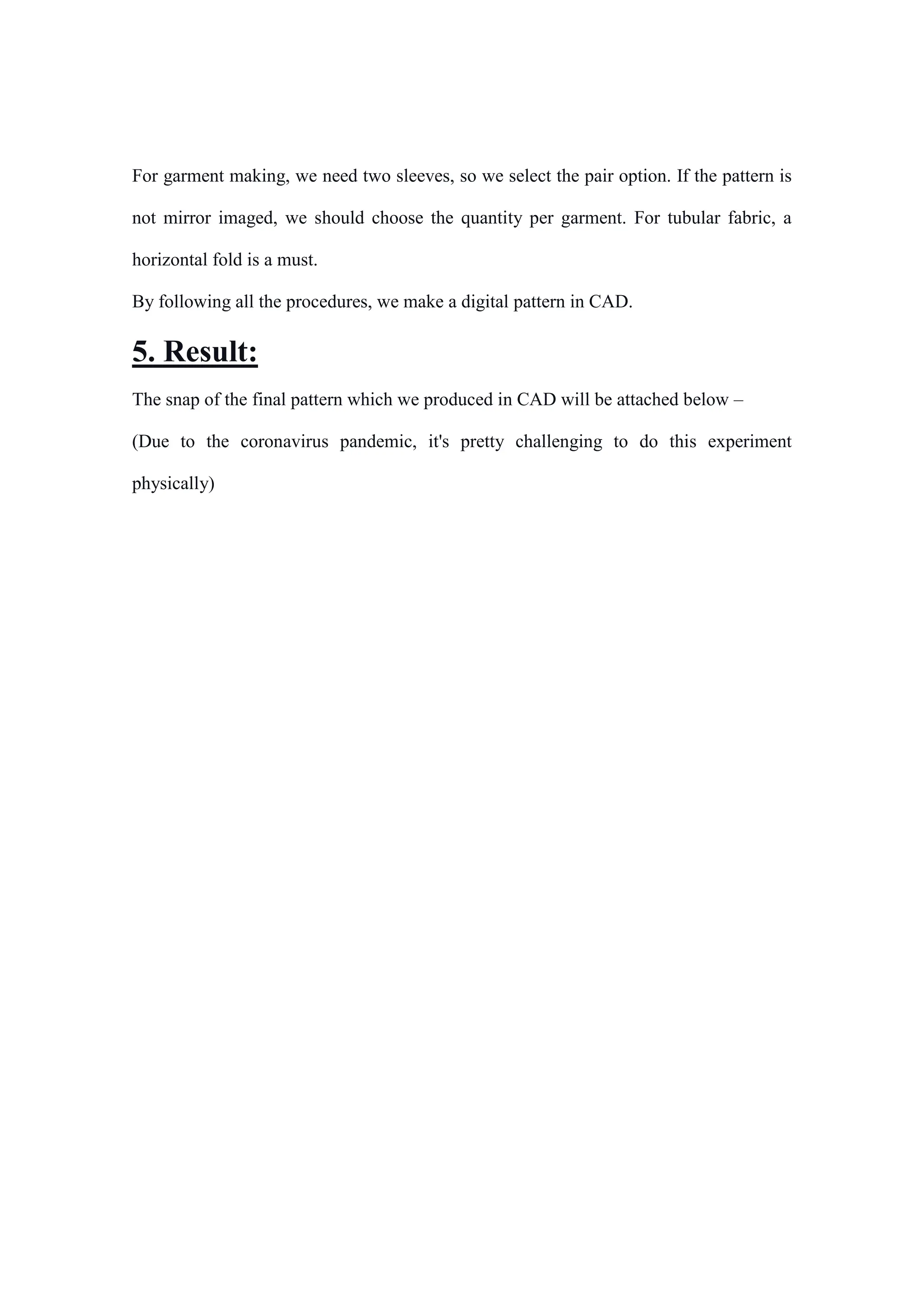 Study on pattern making of a given T-shirt using CAD. | PDF
