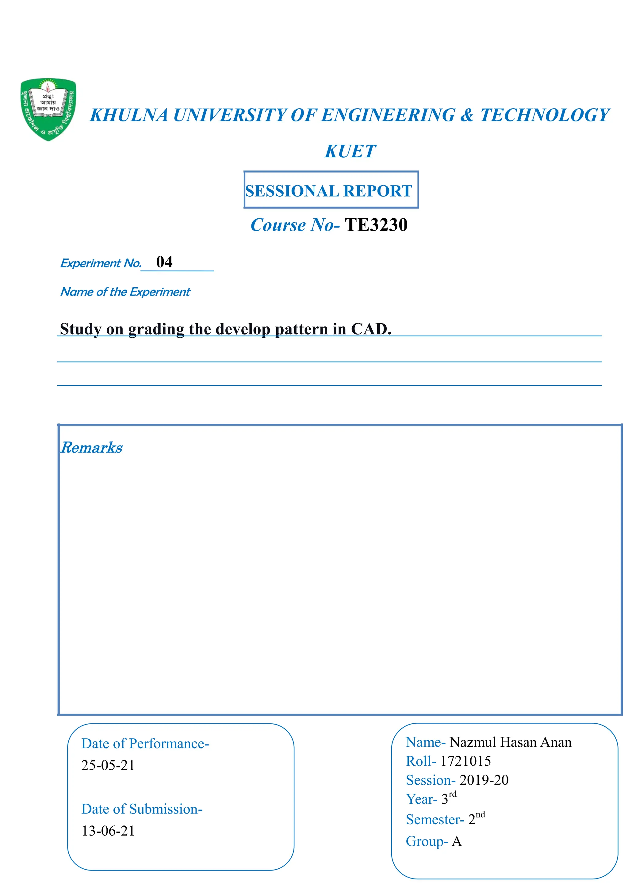 Study on grading the develop pattern in CAD. | PDF