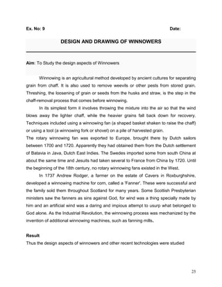 Agriculture CAD lab manual | PDF