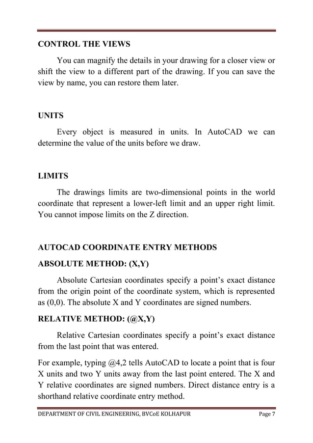 CAD lab manual.pdf | Drawing and Sketching | Arts and Crafts