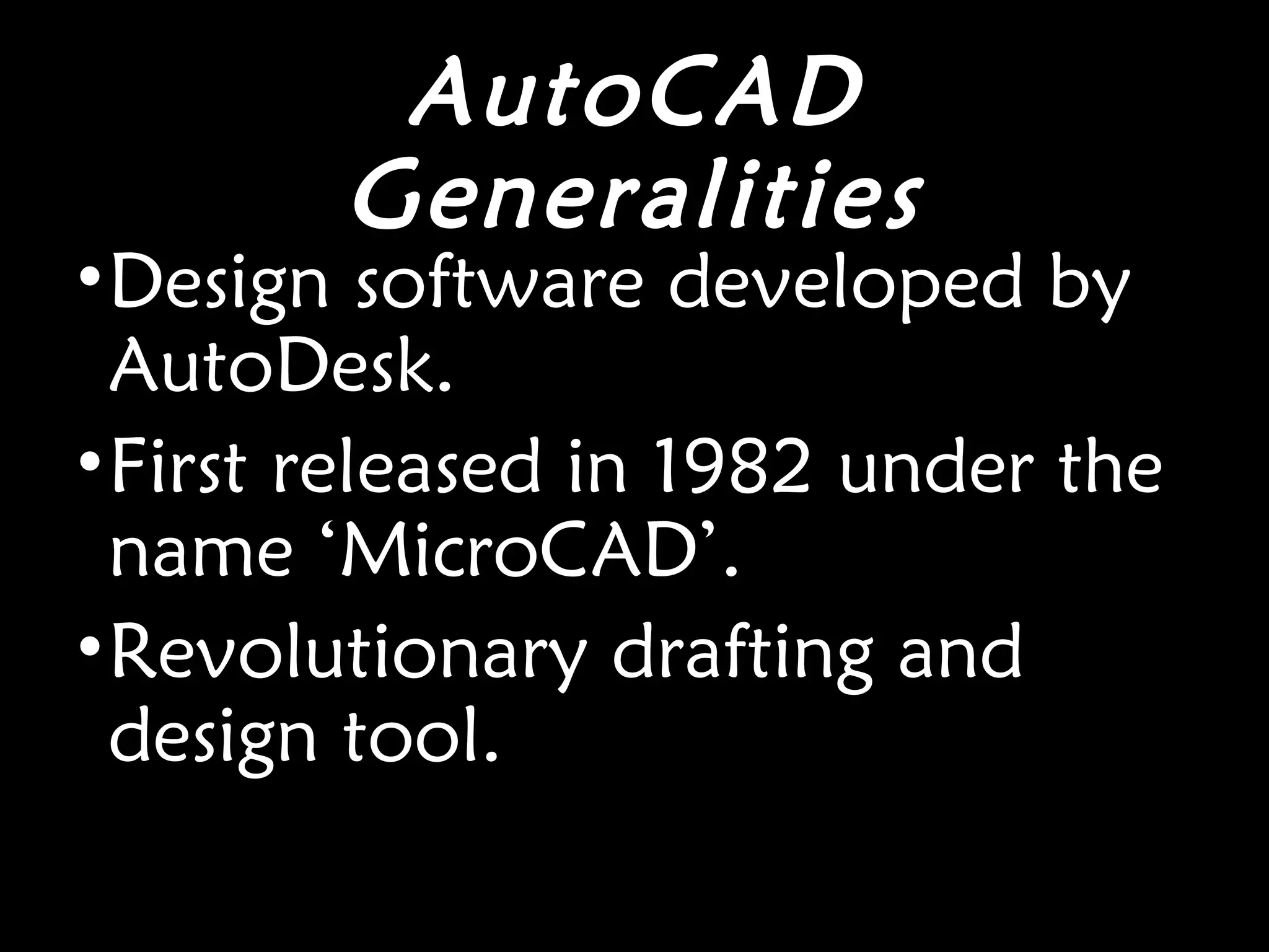 Auto CAD Introduction | PPT