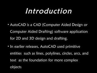 Auto CAD Introduction | PPT