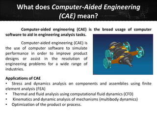 CAD CAE CAM Lecture | PPTX
