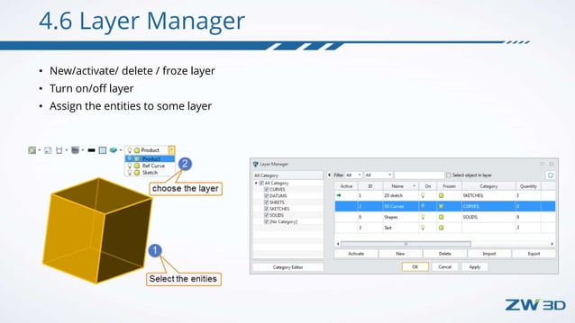 CAD Lesson1_ZW3D Cad_2023_For Education engineer | PPT | Operating Systems | Computer Software ...