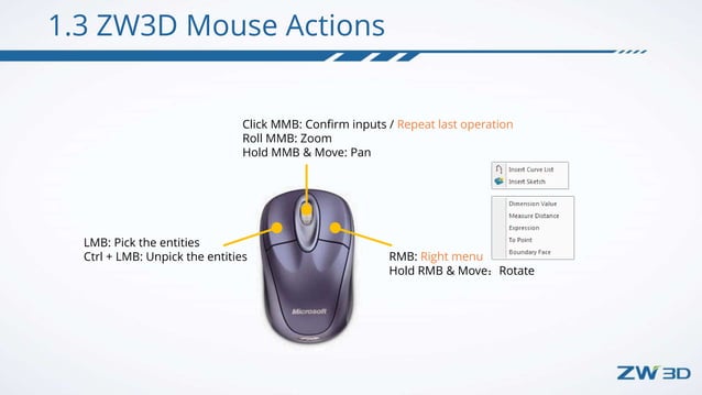CAD Lesson1_ZW3D Cad_2023_For Education engineer | PPT | Operating Systems | Computer Software ...