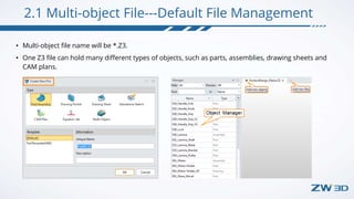 CAD Lesson1_ZW3D Cad_2023_For Education engineer | PPT