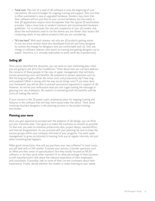 CAD Manager's Guide to Implementing a 3D CAD System | PDF