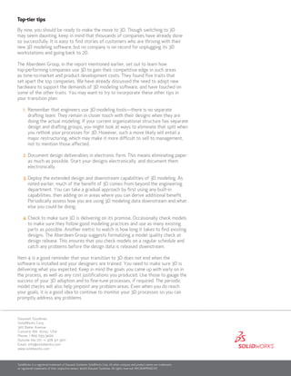 CAD Manager's Guide to Implementing a 3D CAD System | PDF
