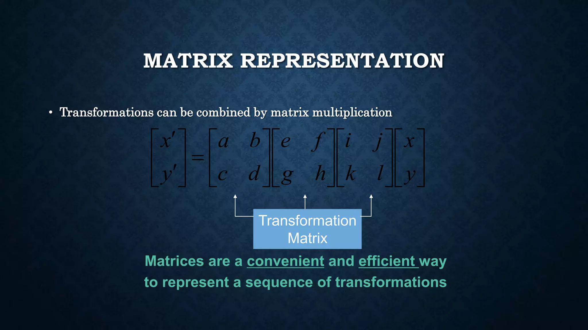 Homogeneous representation | PPTX