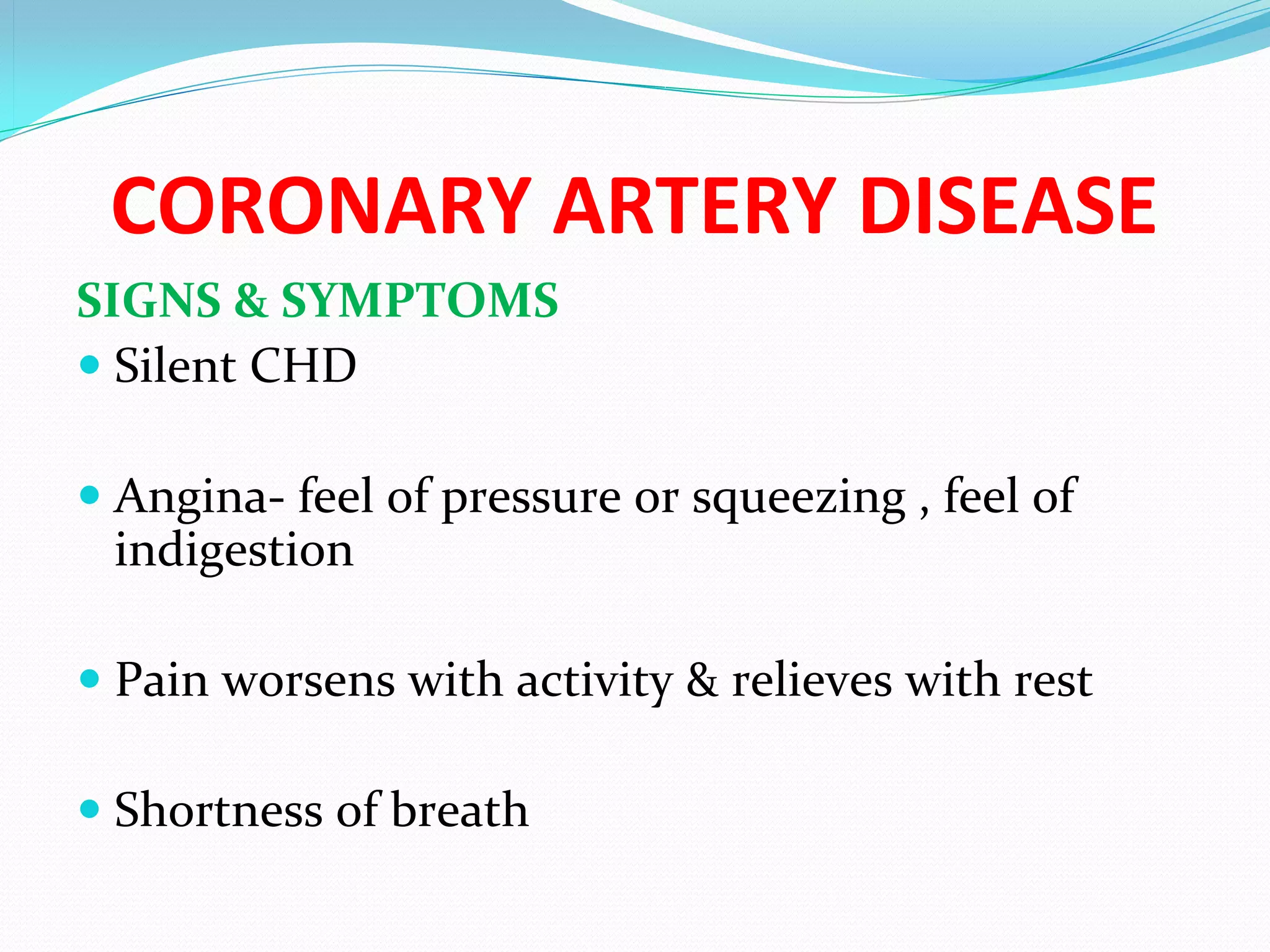 CAD AND MI (CORONARY ARTERY DISEASE AND MYOCARDIAL INFARCTION) | PDF
