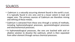 CADMIUM.pptxTEXTBOOK ON PHYSICAL CHEMISTRY AND MINERALOGY OF SOILS | PPT