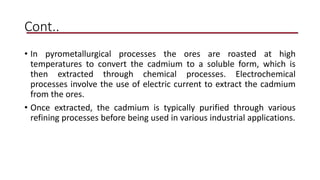 CADMIUM.pptxTEXTBOOK ON PHYSICAL CHEMISTRY AND MINERALOGY OF SOILS | PPTX