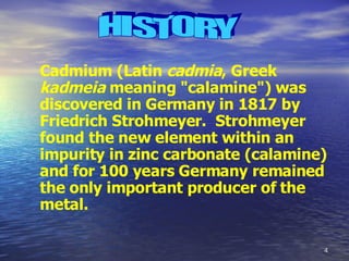 Cadmium | PPT