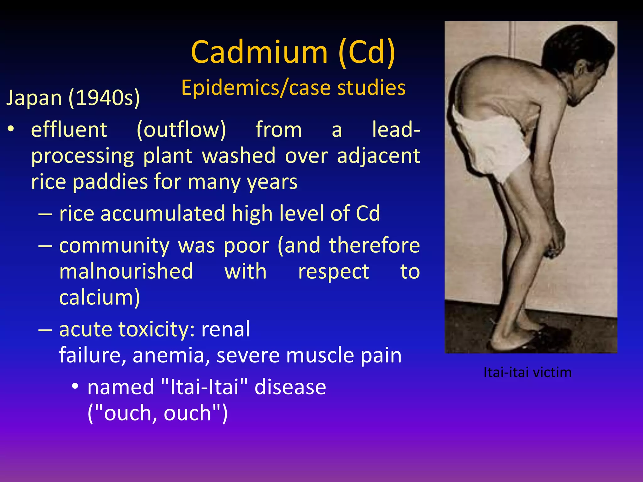 Cadmium iron toxicity | PPTX | Diseases and Conditions | Medical Health
