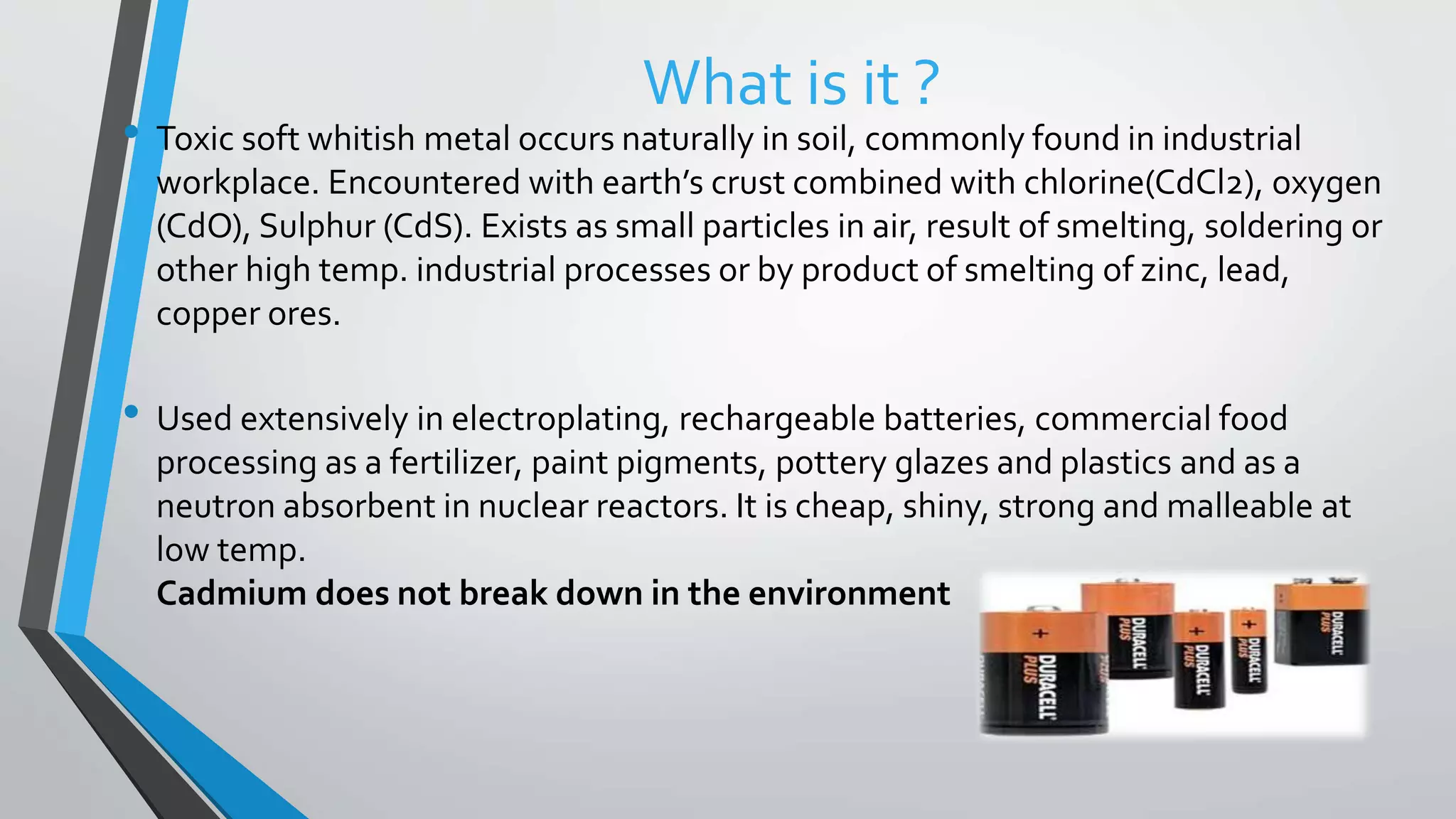 Cadmium toxicity abhi | PPTX