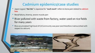 Cadmium toxicity abhi | PPTX